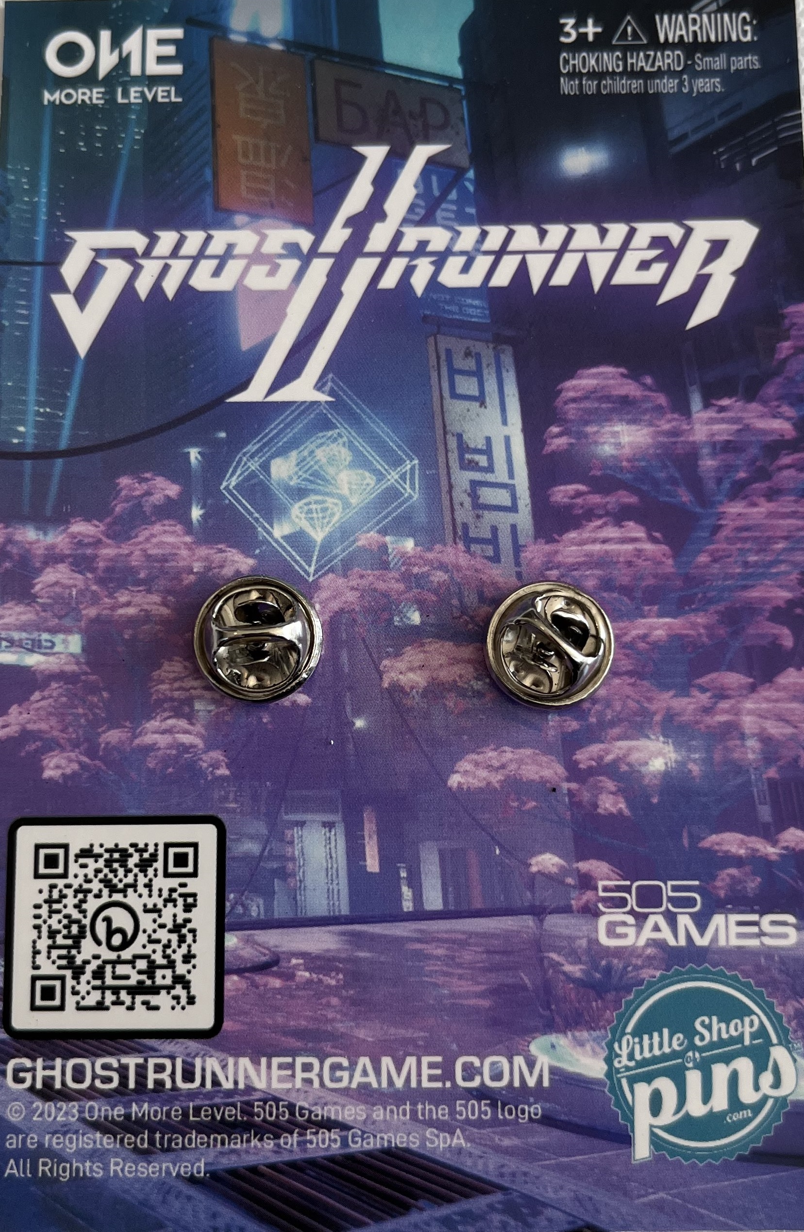 Ghostrunner 2 – Logo with Dharma Tower